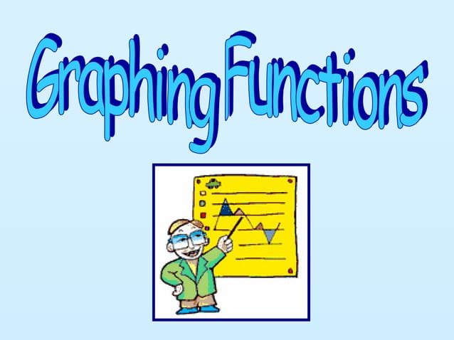 Graphing functions | PPT