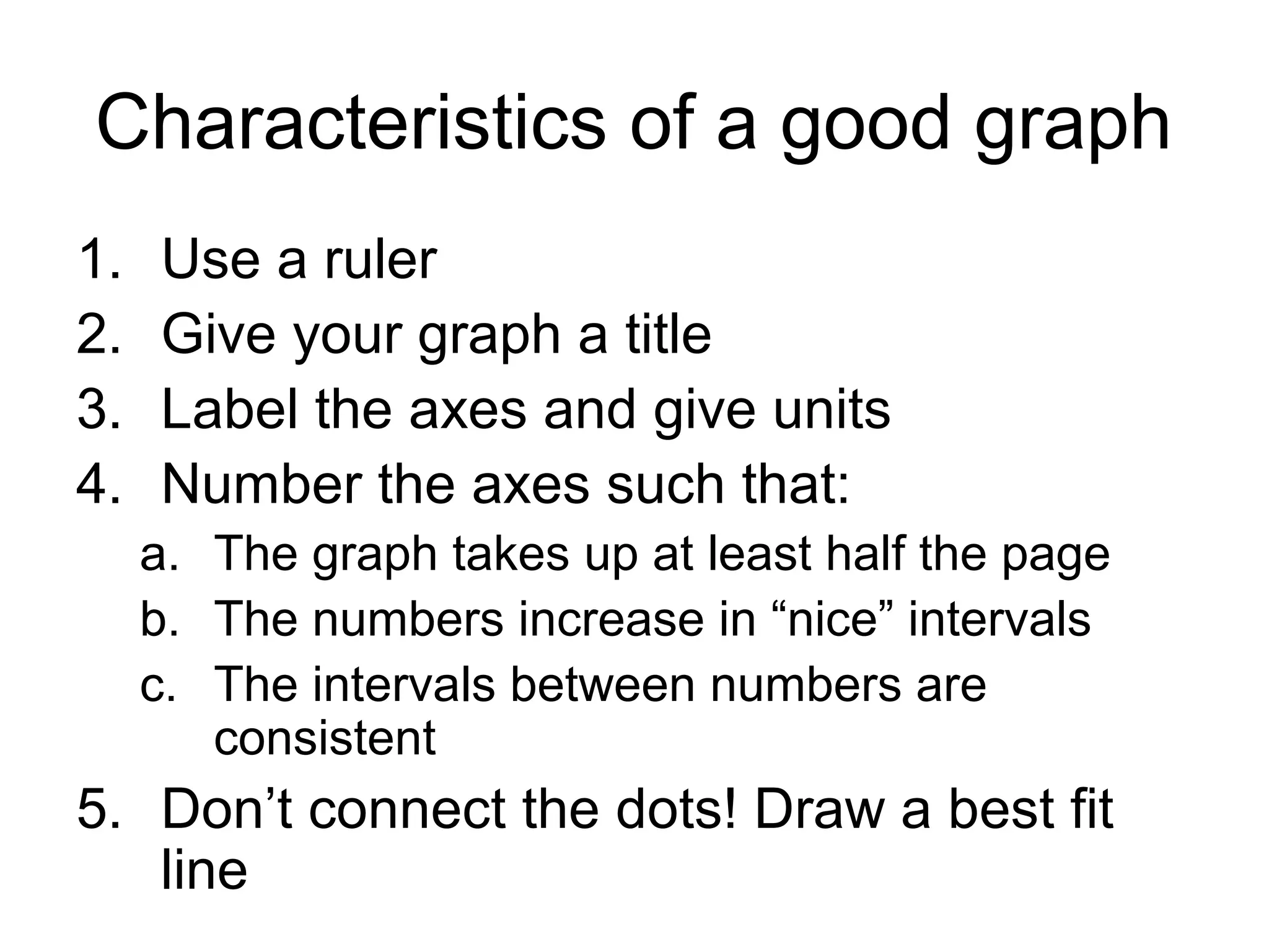 Graphing in biology | PPT