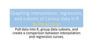How to combine interpolation and regression graphs in R | PPTX | Computing | Technology & Computing