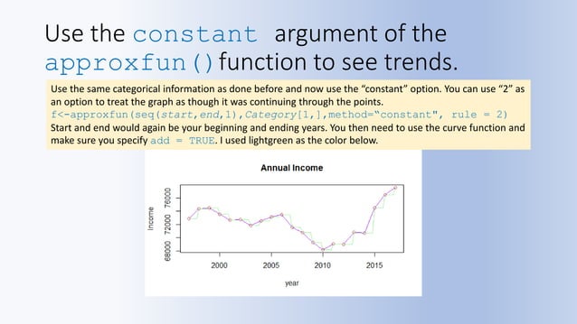 How to combine interpolation and regression graphs in R | PPTX | Computing | Technology & Computing