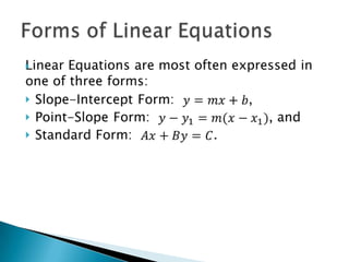GraphingLinearEquations | PPTX