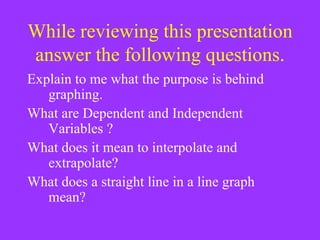Graphing Notes | PPT