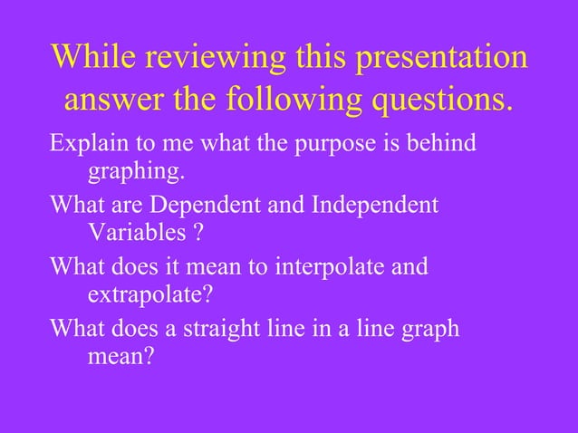 Graphing Notes | PPT