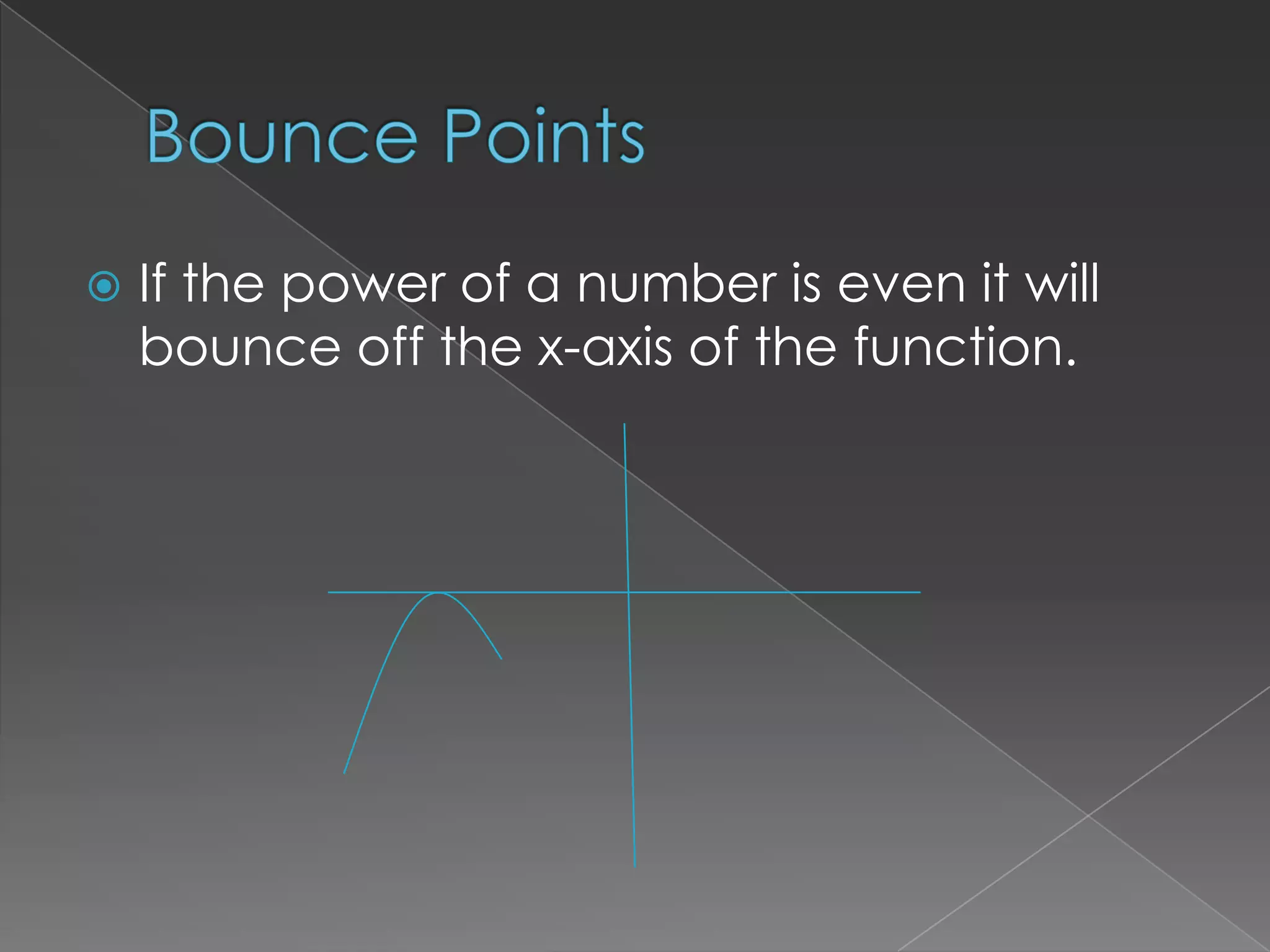 Graphing polynomial functions | PPTX