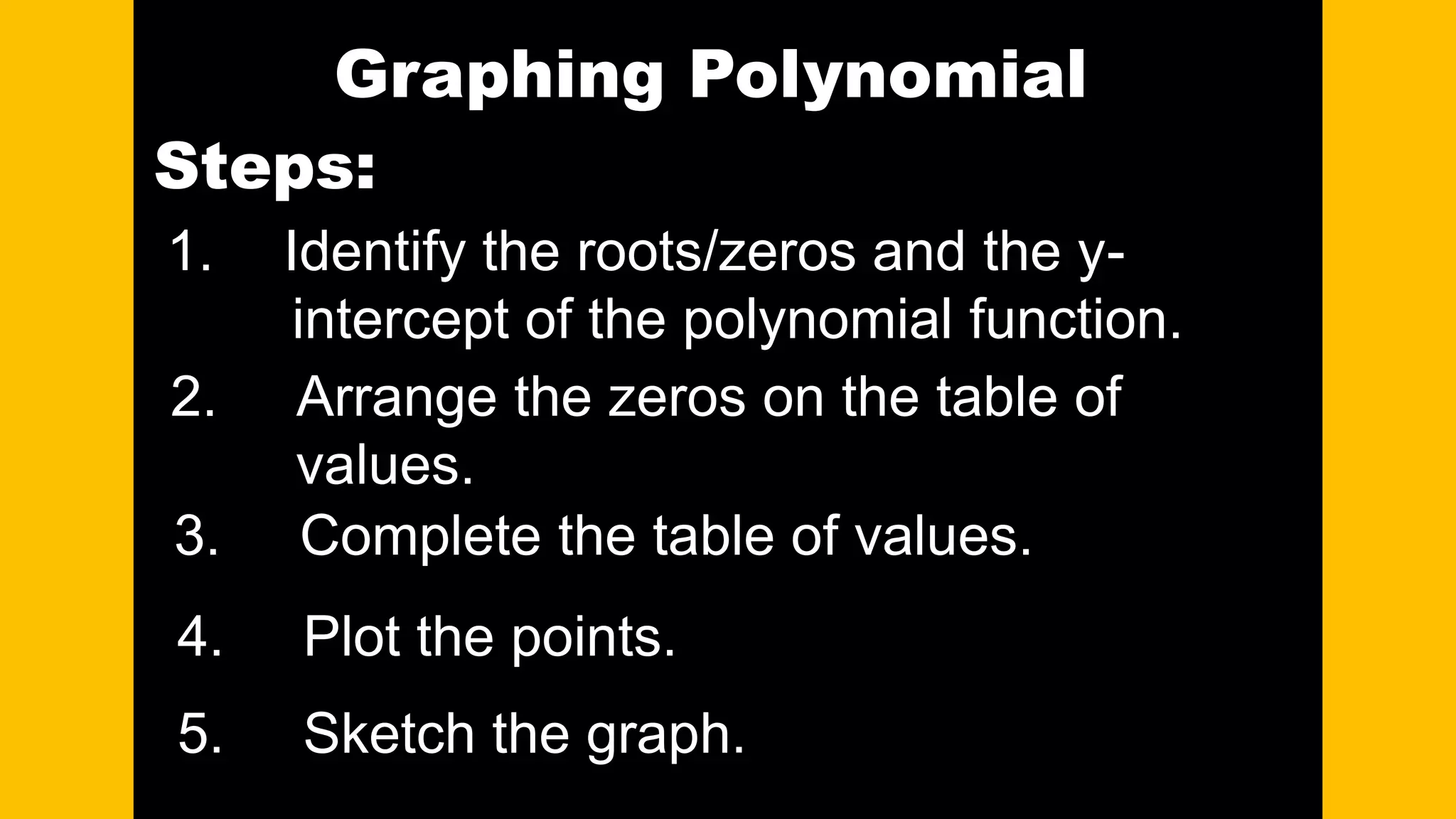 Graphing polynomial functions (Grade 10) | PPT Graphing polynomial functions (Grade 10) | PPT