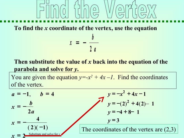 Graphing quadratic equations | PPT | Physics | Science