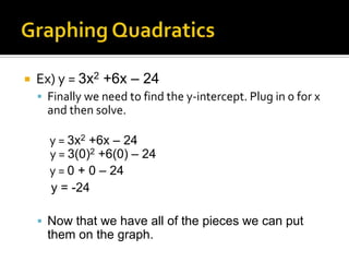 Graphing Quadratic Equations | PPTX | Physics | Science