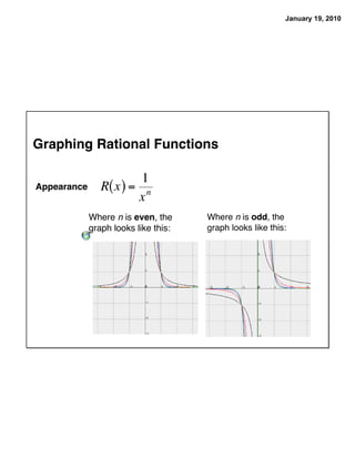 Graphing Rational Functions | PDF