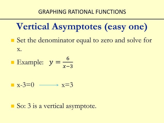 Graphing rational functions | PPTX