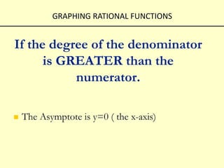 Graphing rational functions | PPTX