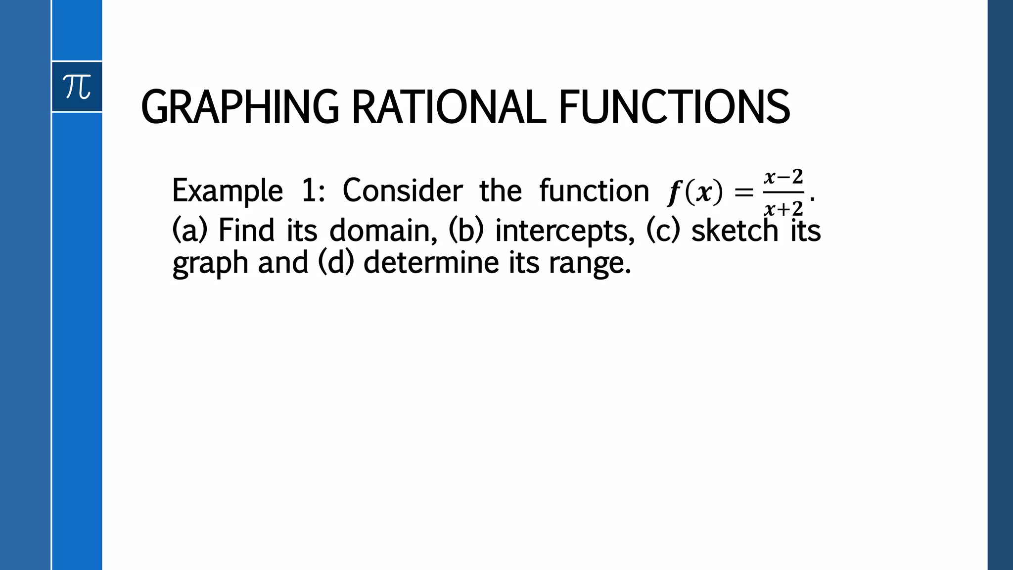 Graphing rational functions | PPT