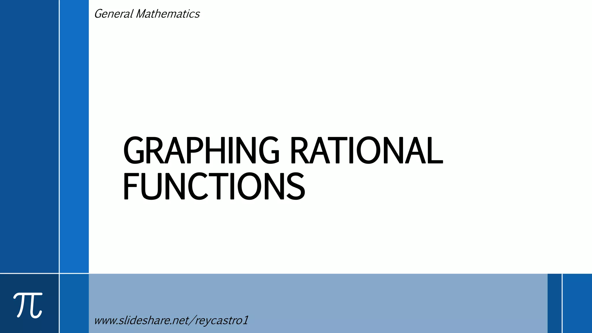 Graphing Rational Functions Ppt
