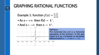 Graphing rational functions | PPTX