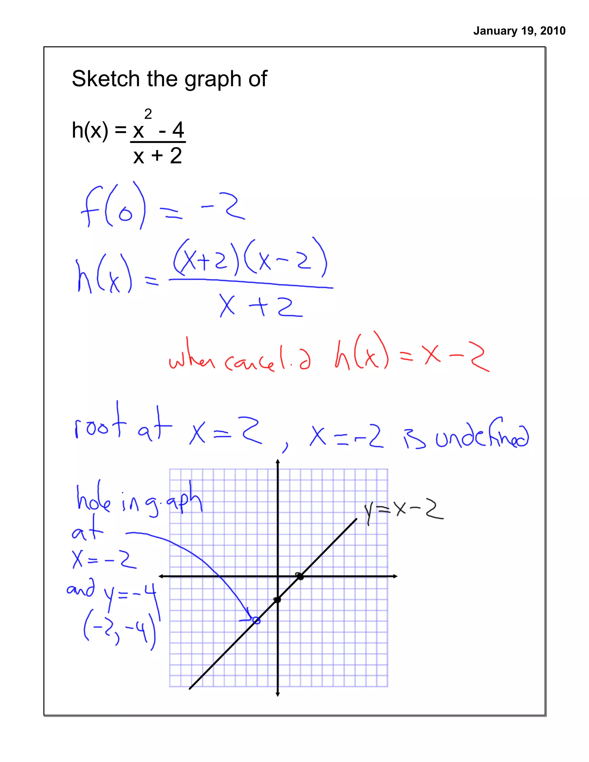 Graphing Rational Functions 2 | PDF