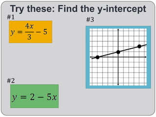 Graphing slope intercept_practice | PPT