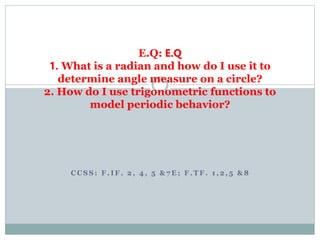 Graphing Trig Functions-Tangent and Cotangent.ppt