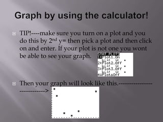 Graphing with a calculator | PPT