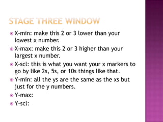 Graphing with calculator | PPTX