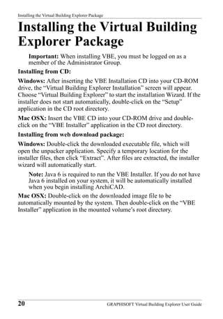 Graphisoft vbe user_guide | PDF