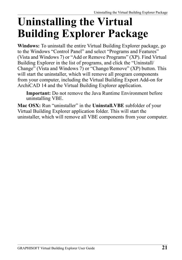 Graphisoft vbe user_guide | PDF