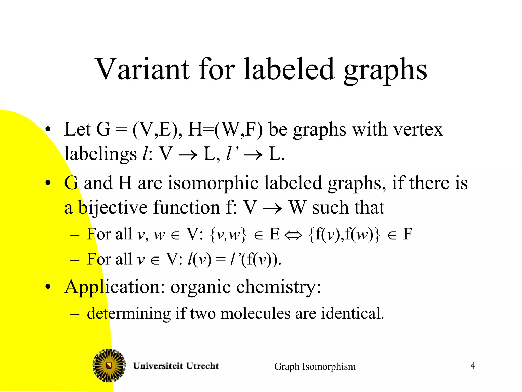 Graph isomorphism | PPT