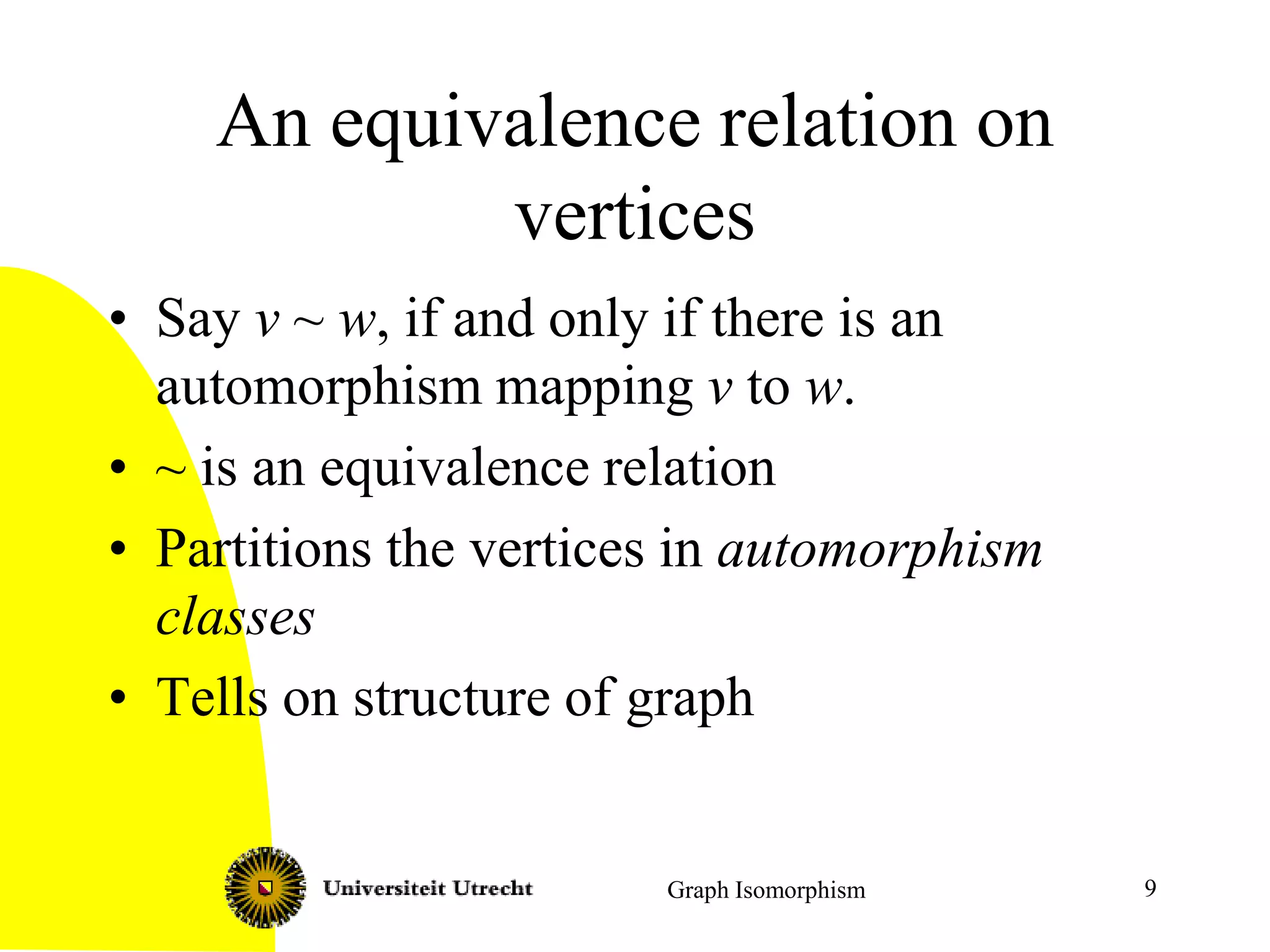 Graph isomorphism | PPT