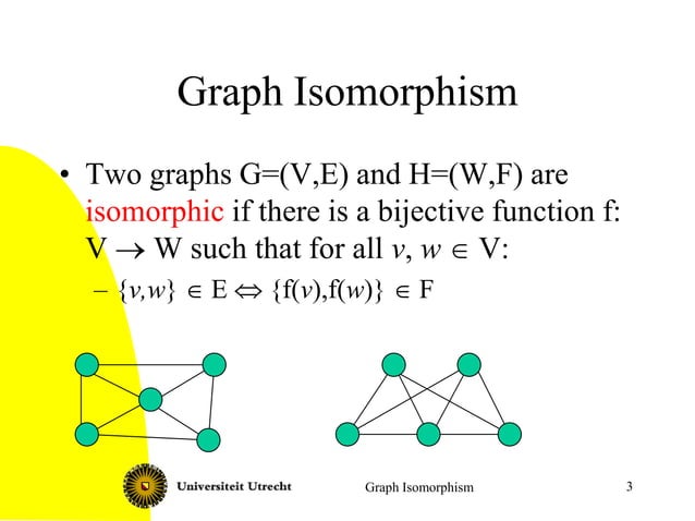 Graph isomorphism | PPT