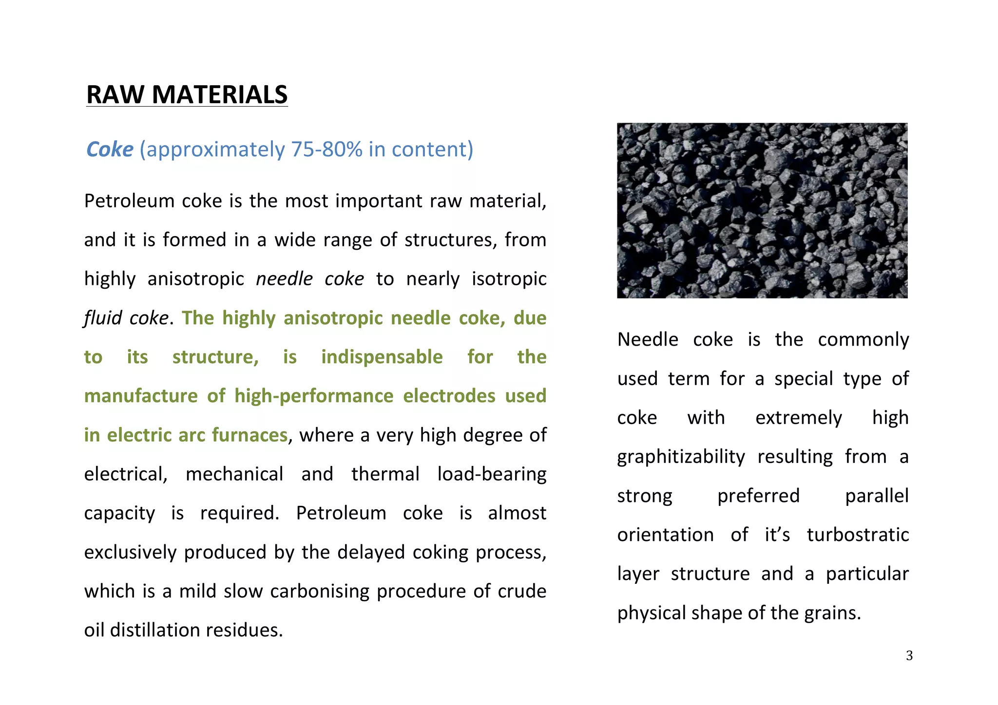 GRAPHITE ELECTRODES - Manufacturing Process (steel - steelmaking ...