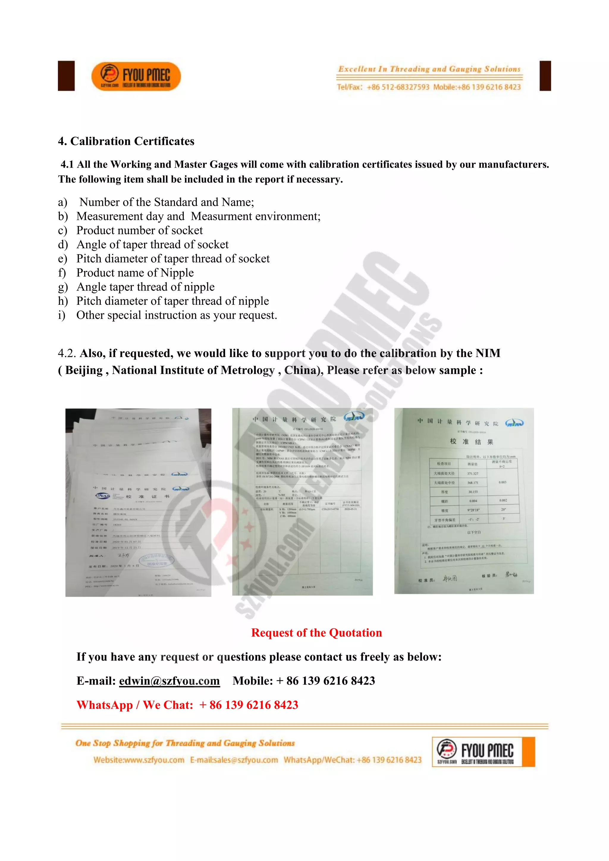 Graphite electrodes thread gage catalog 2020 | PDF