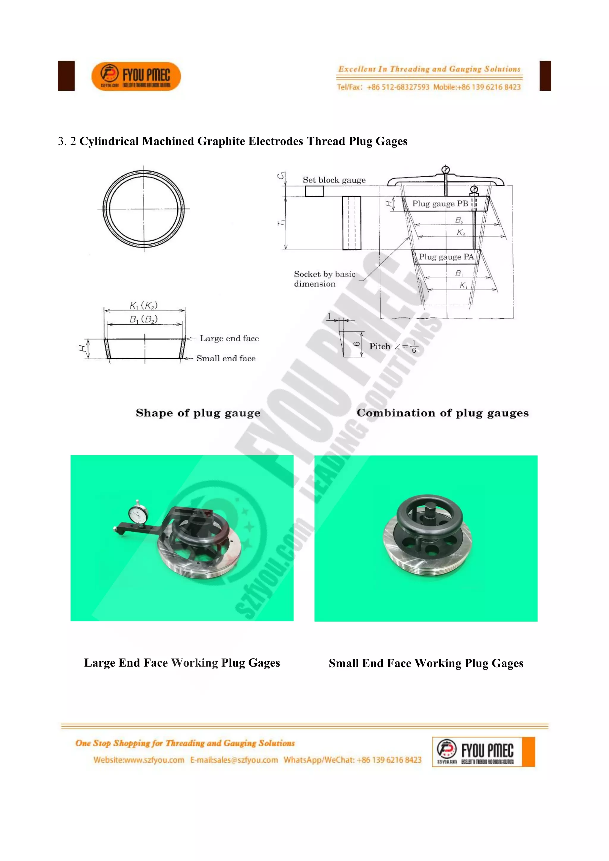 Graphite electrodes thread gage catalog 2020 | PDF | Geology | Science