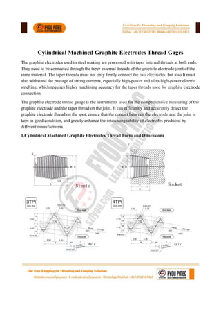 Graphite electrodes thread gage catalog 2020 | PDF