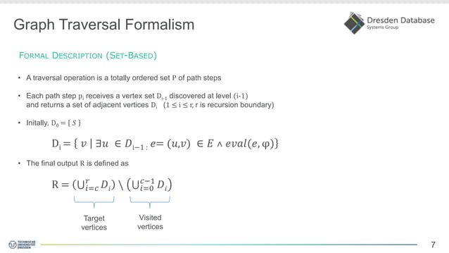 Graphite An Extensible Graph Traversal Framework For Relational Database Management Systems Ppt