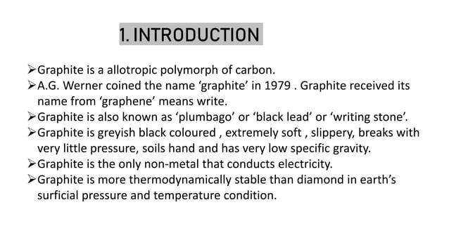 GRAPHITE PRESENTATION (3).pptx | Commodities | Economy