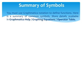 Graphmatica an overview | PPTX