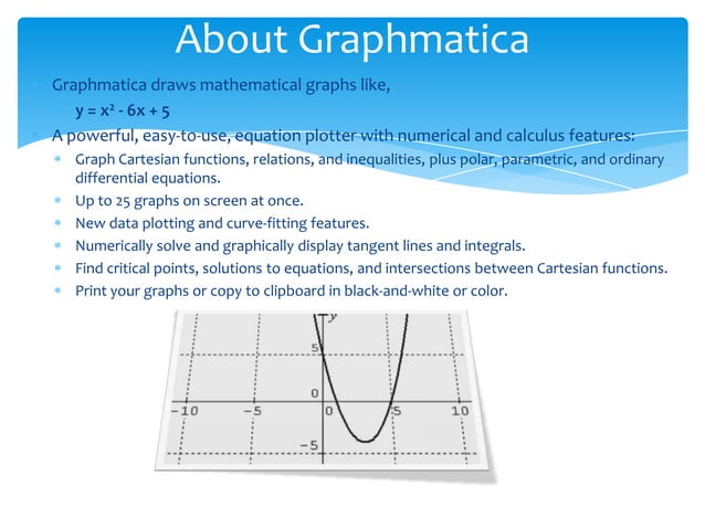 Graphmatica an overview | PPTX
