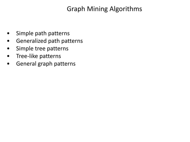 Graph mining ppt | PPTX