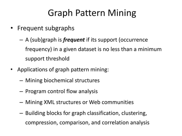 Graph mining ppt | PPTX
