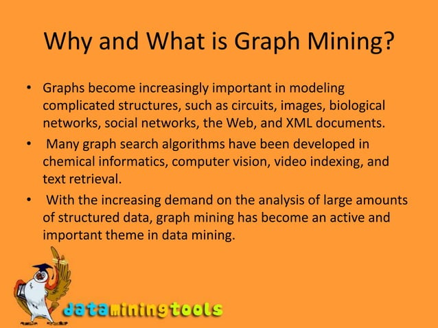 Data Mining: Graph mining and social network analysis | PPTX