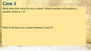 Graph of a linear equation vertical lines | PPTX