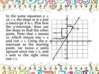 Graph of linear equations | PPTX