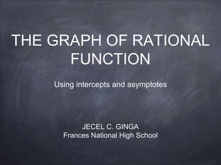 Graph of rational function | PPTX