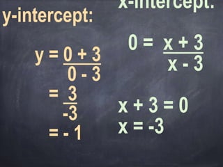 Graph of rational function | PPTX