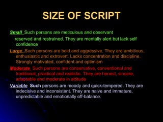 Graphological Test | PPT