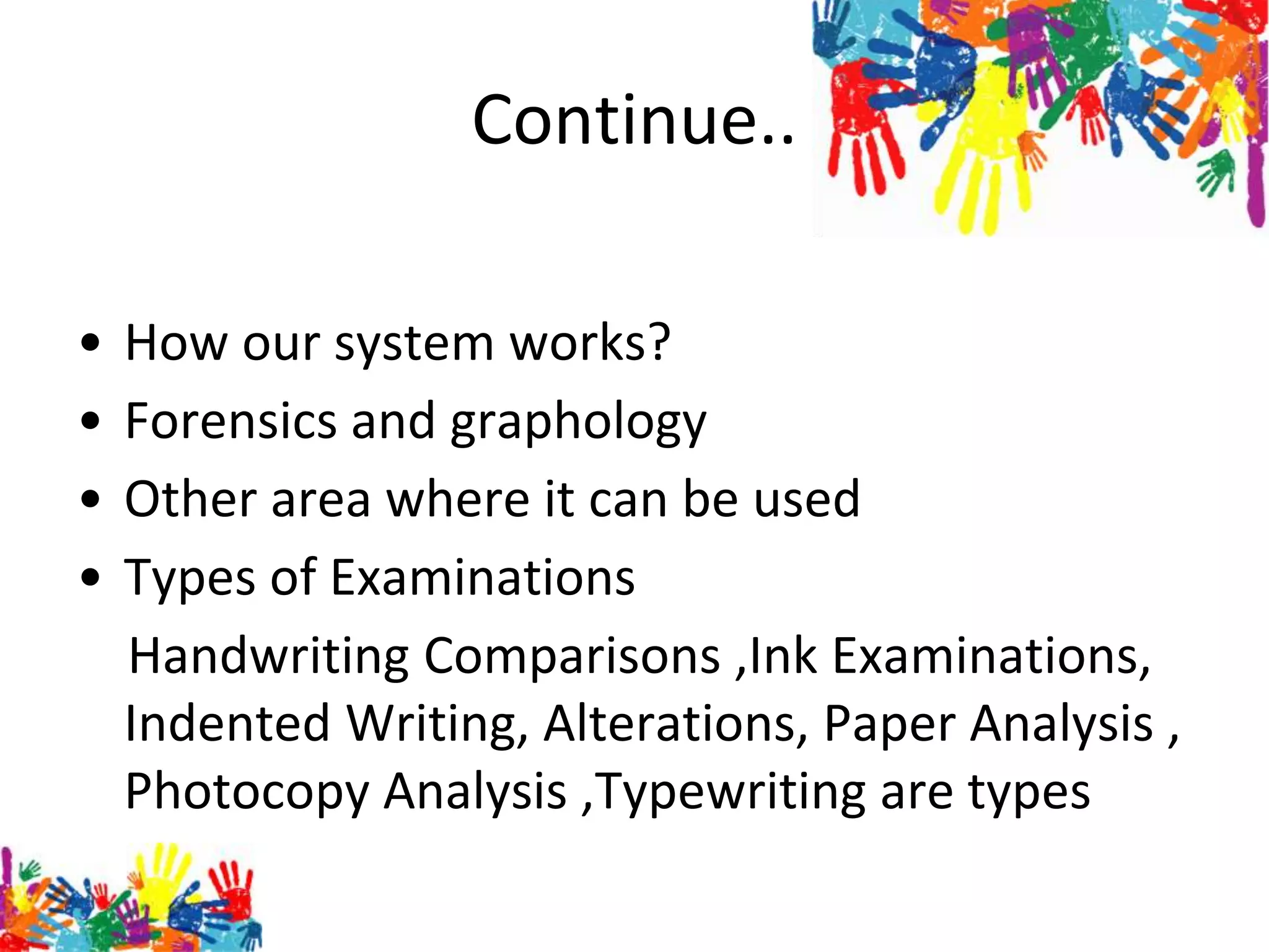 Graphology science(handwriting analysis | PPTX
