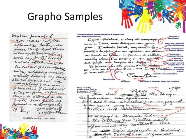 Graphology science(handwriting analysis | PPT