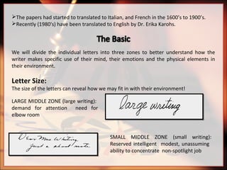 Learn Graphology, the Art of Handwriting Reading | PPT