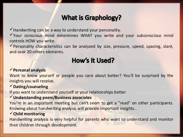 Learn Graphology, the Art of Handwriting Reading