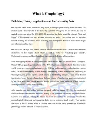 Learn Graphology, the Art of Handwriting Reading | PDF