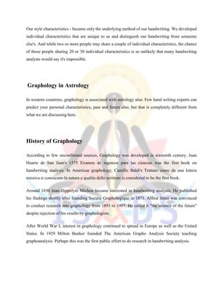 Learn Graphology, the Art of Handwriting Reading | PDF