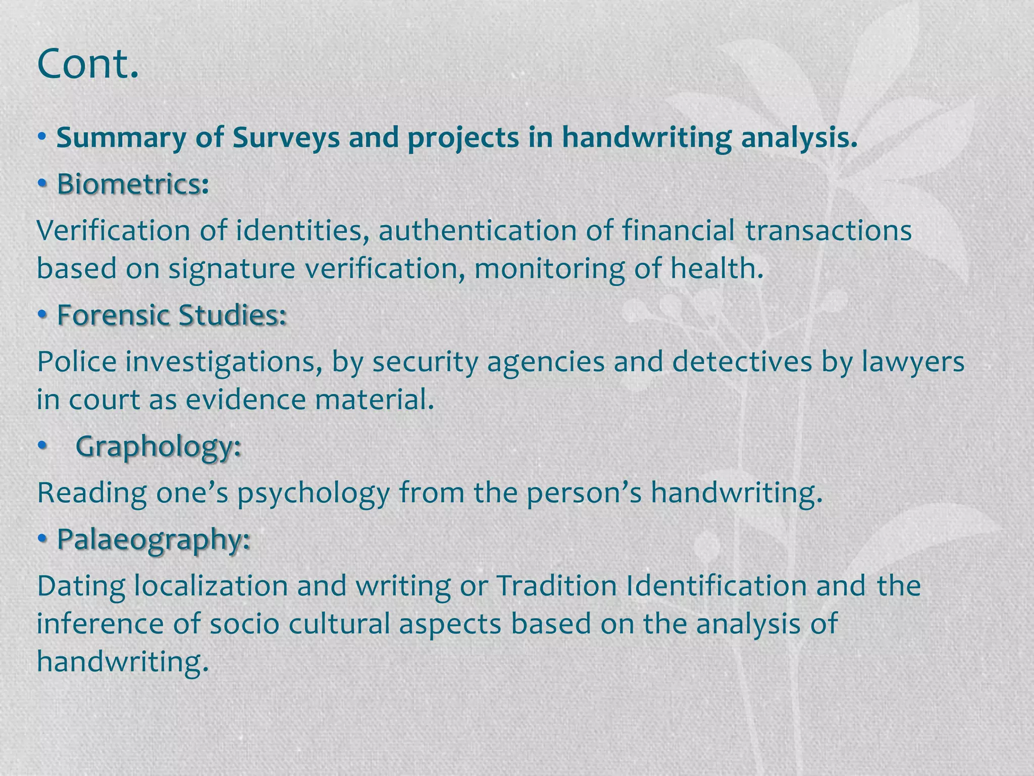 History of Writing (GRAPHOLOGY) | PPTX